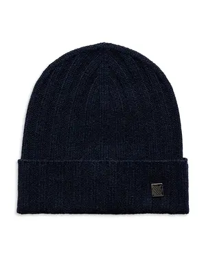 Eton Cashmere Beanie - Navy Blue