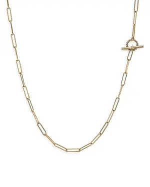 David Yurman Dy Madison Elongated Chain Necklace - Gold