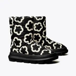 Tory Burch Tory Burch Sleeping Bag Pull-On Boot Black/cream Flower