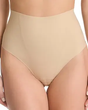 Commando Zone Smoothing Thong - Beige