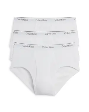Calvin Klein Cotton Classic Briefs, Pack Of 3 - White