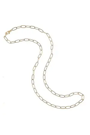 JANE WIN Drawn Link Chain Necklace - Gold