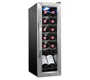 IVATION 12-bottle Stainless Steel Wine Cooler - Silver
