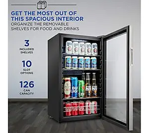 IVATION 126-can Beverage Refrigerator