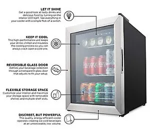 IVATION 62 Can Ultra Cool Mini Beverage Refrige Ator