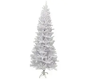 NORTHLIGHT 6.5' White Georgian Pine Slim Christ As Tree Unlit - One-color