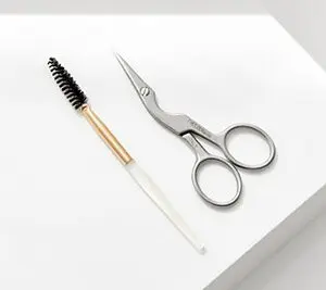 TWEEZERMAN Brow Shaping Scissors & Brush Set - One-color
