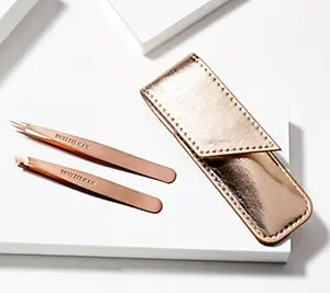 TWEEZERMAN Rose Goldtone Petite Tweezer Set - One-color