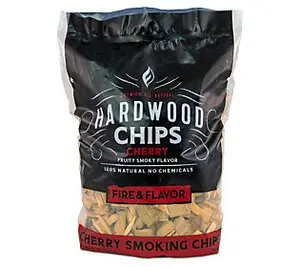 FIRE & FLAVOR 2-lb Cherry Natural Hardwood Smok Ing Chips - One-color