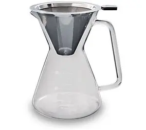 THE LONDON SIP London Sip 4-cup Glass Pour-over Carafe With Re Usable Filter - One-color