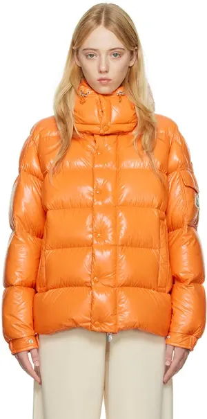 Moncler Moncler Green Moncler Maya 70 Down Jacket 330 Campfire Orange