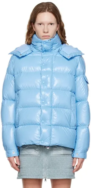 Moncler Moncler Green Moncler Maya 70 Down Jacket 7a2 Sky Blue