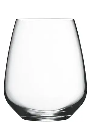 LUIGI BORMIOLI Crescendo Set Of 4 Stemless Wine Glasses - Clear