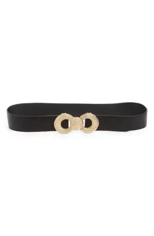 RAINA BELTS Bowie Leather Belt - Black