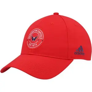 Adidas Washington Capitals Team Circle Slouch Adjustable Hat - Red