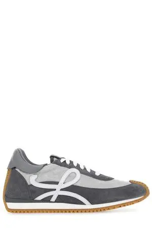Loewe Flow Runner Lace-up Sneakers Silver/grey
