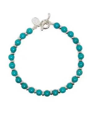 DOWER & HALL Beaded Gemstone Bracelet - Blue