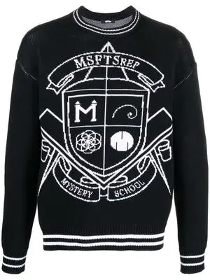 MSFTS Intarsia-knit Logo Jumper