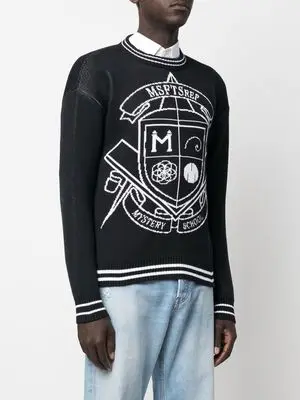 MSFTS Intarsia-knit Logo Jumper