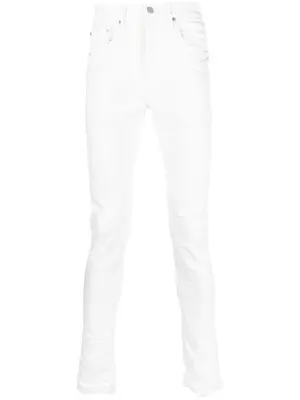 PURPLE BRAND Logo-patch Skinny Jeans