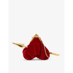 Moschino Heart And Arrow Cotton Top-handle Bag