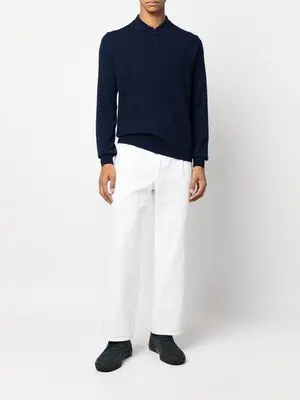 Corneliani Long-sleeve Polo Jumper
