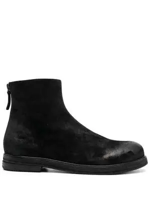 Marsèll Zucca Zeppa Suede Ankle Boots - Black