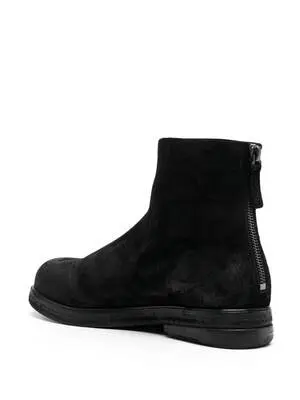 Marsèll Zucca Zeppa Suede Ankle Boots - Black