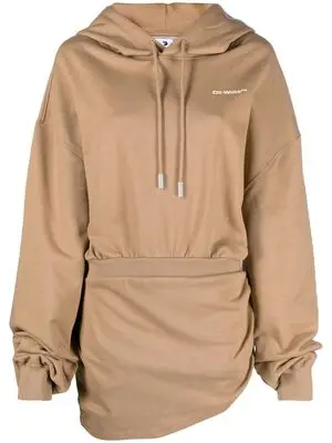Off-White For All Hooded Sweatshirt Dress