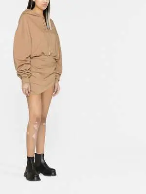 Off-White For All Hooded Sweatshirt Dress