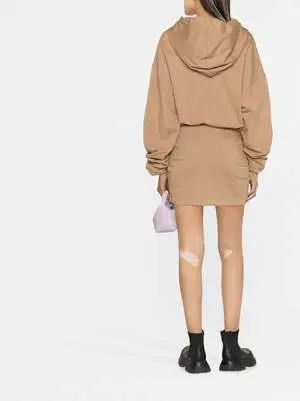 Off-White For All Hooded Sweatshirt Dress