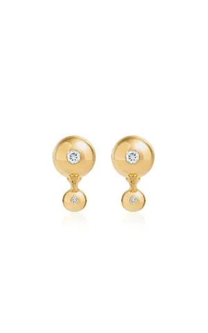 STATE PROPERTY Nemara 18k Yellow Diamond Earrings