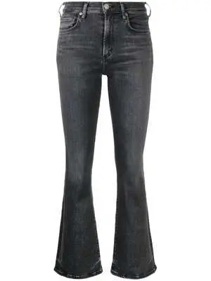 Citizens Of Humanity Mid-rise Flared Jeans - Grey