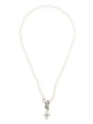 VIVIENNE WESTWOOD Orb-detail Pearl Necklace