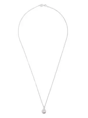 DOWER & HALL Pearl Pendant Necklace - Silver
