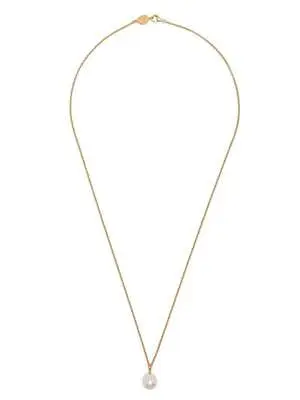 DOWER & HALL Pearl Pendant Necklace - Gold