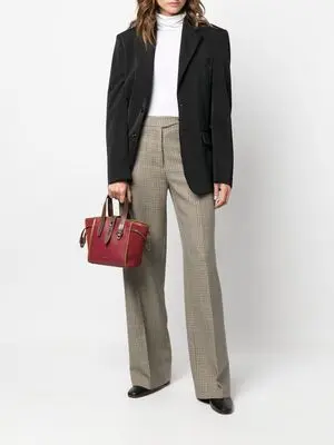 N°21 Check-print Wool Trousers