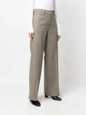 N°21 Check-print Wool Trousers