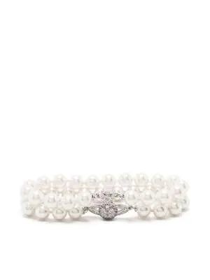 VIVIENNE WESTWOOD Orb Faux-pearl Bracelet - White