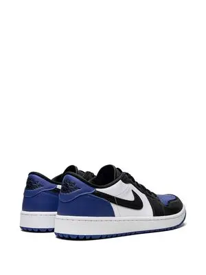 JORDAN Air 1 Low Golf Royal Toe Sneakers - Black