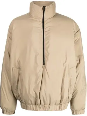 Fear Of God Zip-up Puffer Jacket - Brown