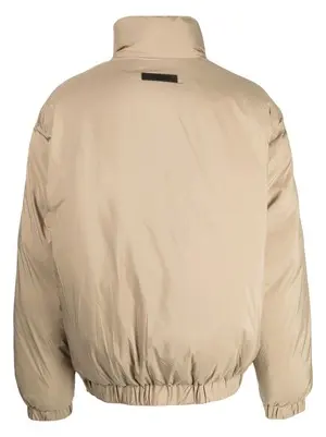 Fear Of God Zip-up Puffer Jacket - Brown