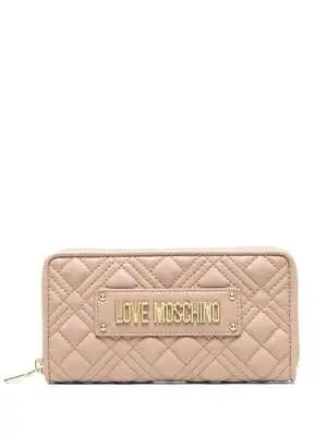 Moschino Logo-patch Quilted Purse