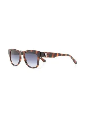Karl Lagerfeld Logo-plaque Sunglasses