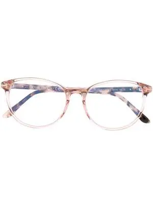 TOM FORD Round-frame Optical Glasses - Pink