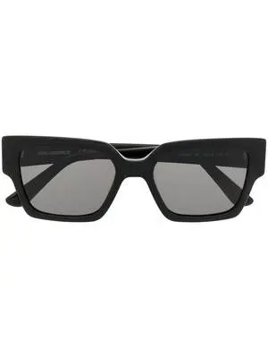 Karl Lagerfeld Logo-print Square-frame Sunglasses