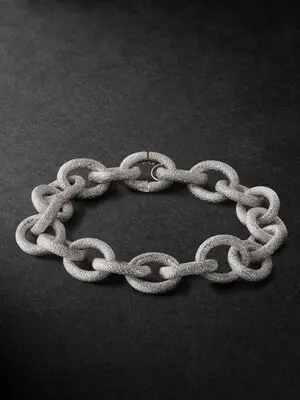 Carolina Bucci White Gold Link Bracelet - Silver