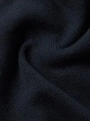 Moncler Shell-trimmed Wool Zip-up Hooded Sweatshirt