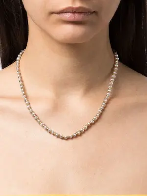 DOWER & HALL Gold-plated Silver Pearl Necklace