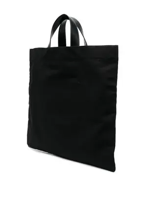 JIL SANDER Logo-print Tote Bag - Black